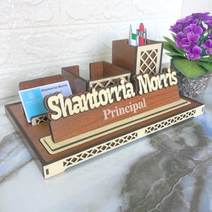 Name Plate for Desk, Custom Desk Sign for Bosses and Principals ...
