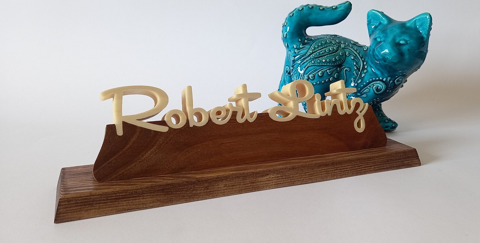 Handmade Special Design Wooden Table Name Holder Personalized - Etsy