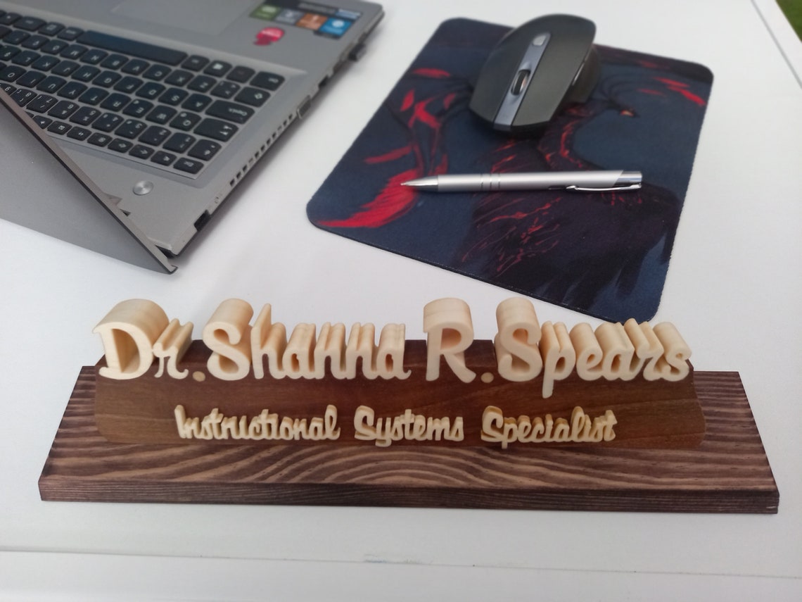 Handmade Special Design Wooden Table Name Holder Personalized - Etsy