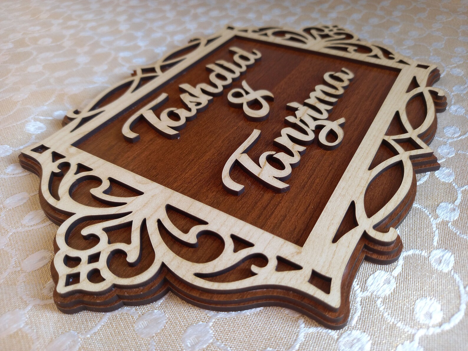 Personalized Door Name Plate Front Door Sign Wall Name | Etsy