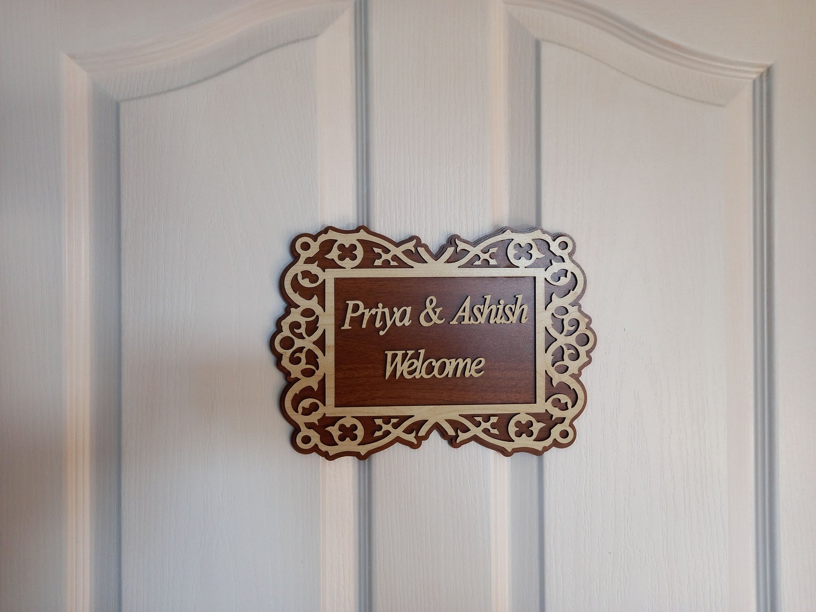 Wall Name Plate Custom Door Sign House Name Sign Door Name | Etsy