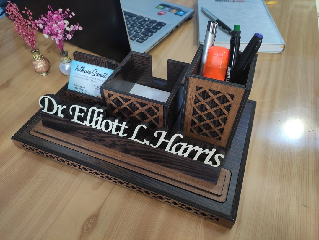 Custom Design All-duty Desk Name Plate, Table Name Plate With Business ...