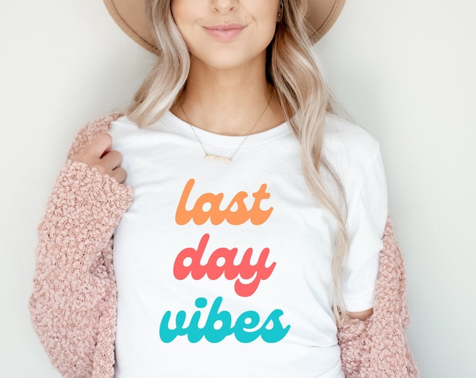 First Day Vibes Teacher Shirt First Day of School Teacher - Etsy