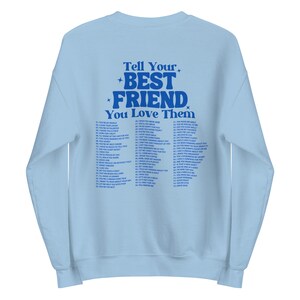 Best Friend Sweatshirt Gift for Best Friend Best Friend Gift Bestfriend ...