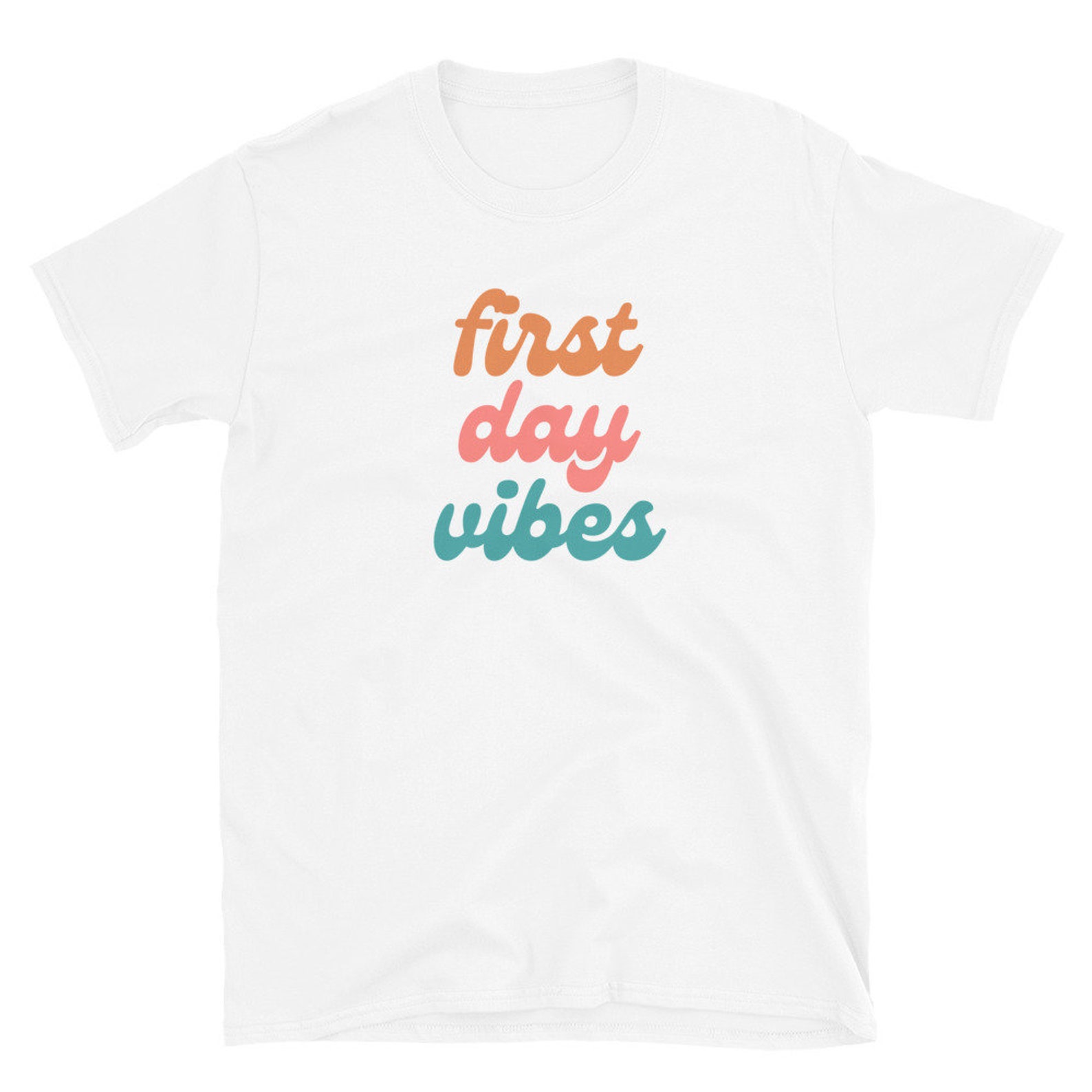First Day Vibes Teacher Shirt First Day of School Teacher - Etsy