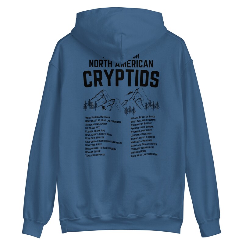 Cryptid Hoodie Bigfoot Shirt Cryptid Shirt Cryptozoology Shirt - Etsy