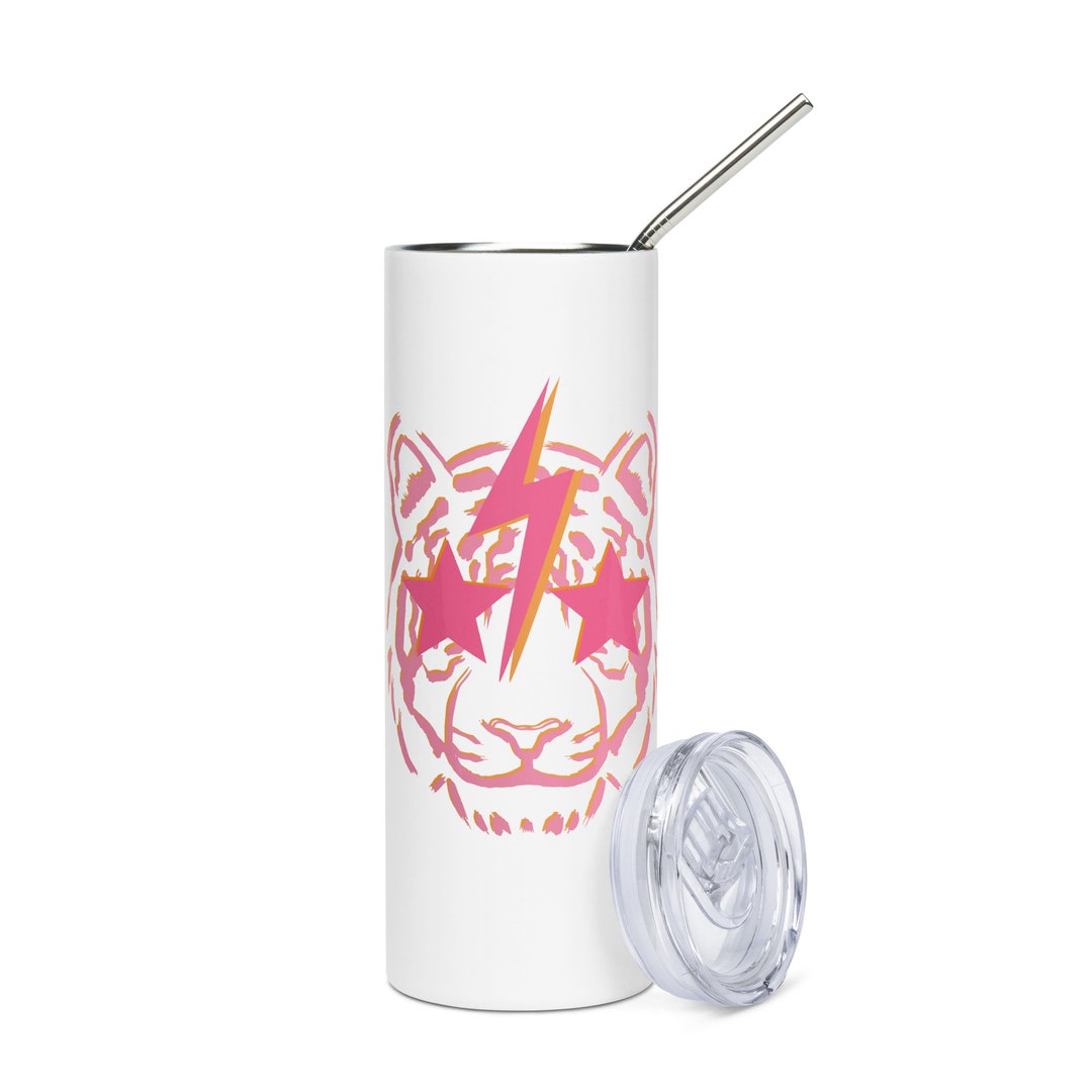 Preppy Tumbler Preppy Water Bottle Preppy Cup Preppy Glass Preppy Tiger ...