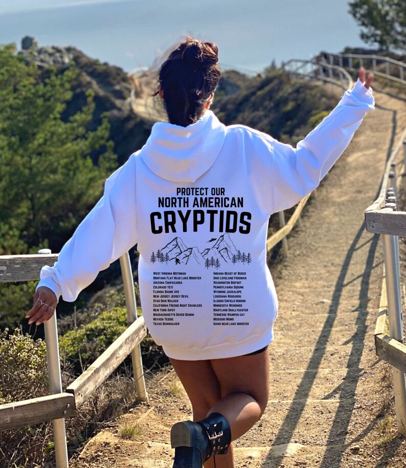 Cryptid Hoodie Bigfoot Shirt Cryptid Shirt Cryptozoology Shirt - Etsy