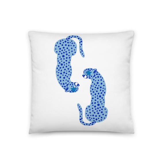 Preppy Room Decor Preppy Cheetah Pillow Preppy Pillow Preppy | Etsy