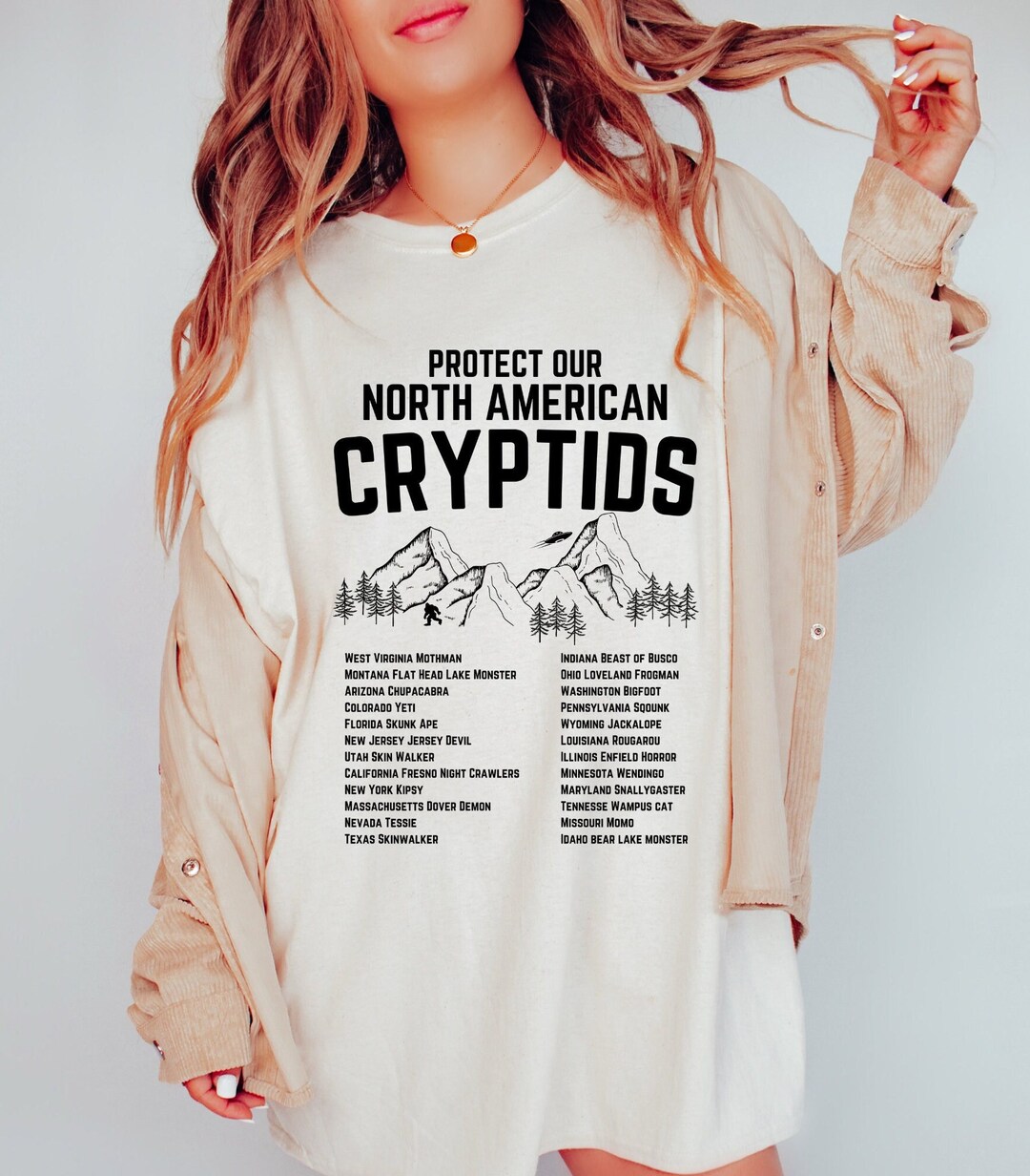 Cryptid Shirt Cryptozoology Shirt Bigfoot Shirt Fresno Night Crawlers ...