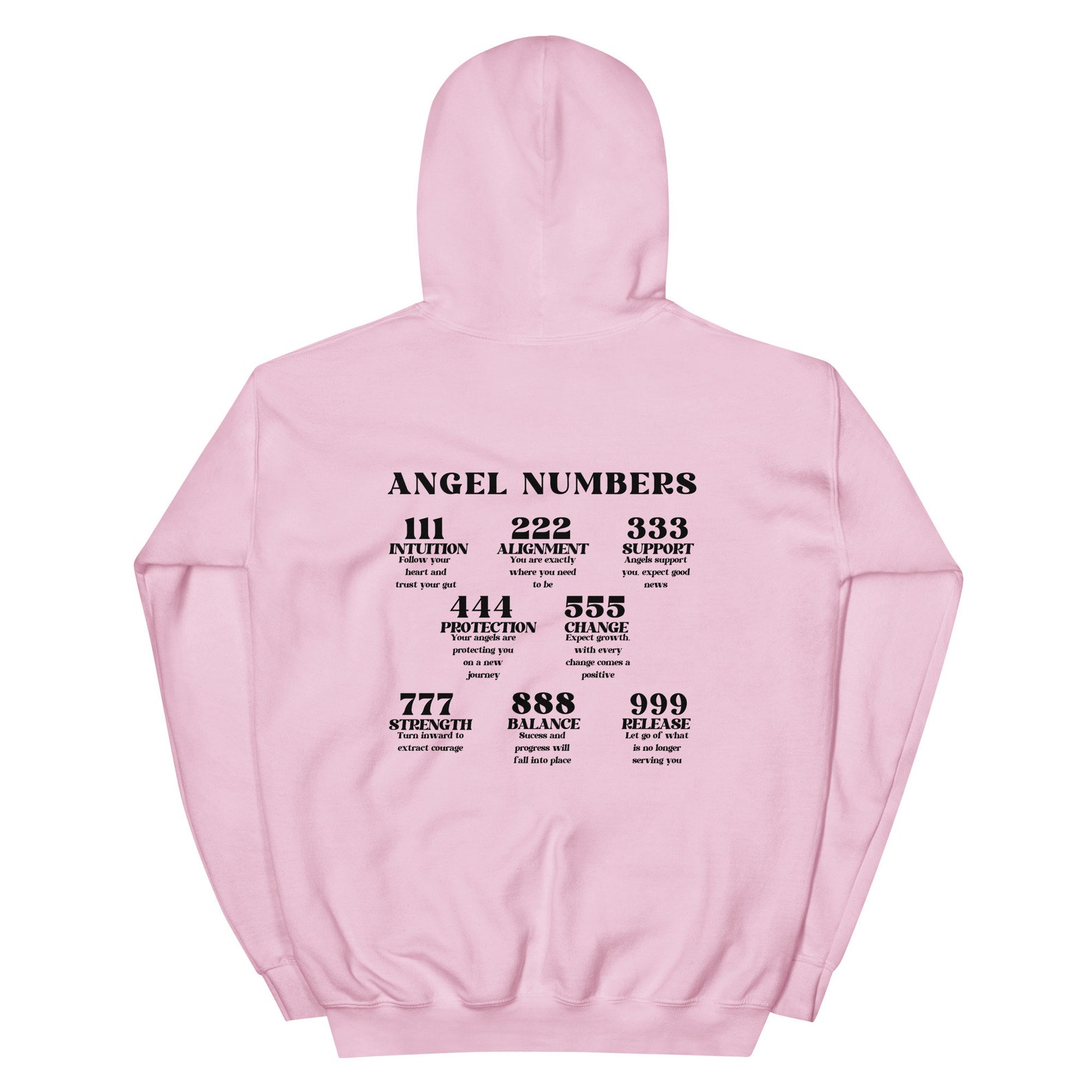 Angel Numbers Hoodie Trendy Hoodie Oversized Hoodie Aesthetic - Etsy