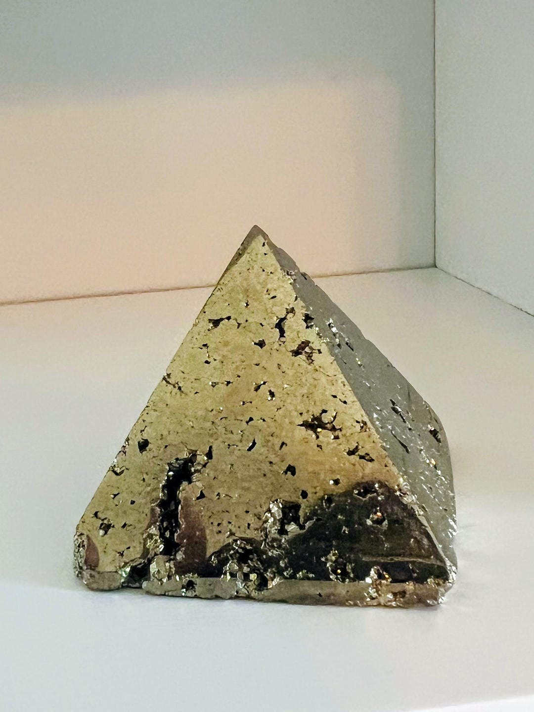 Peruvian Pyrite Pyramid - Etsy