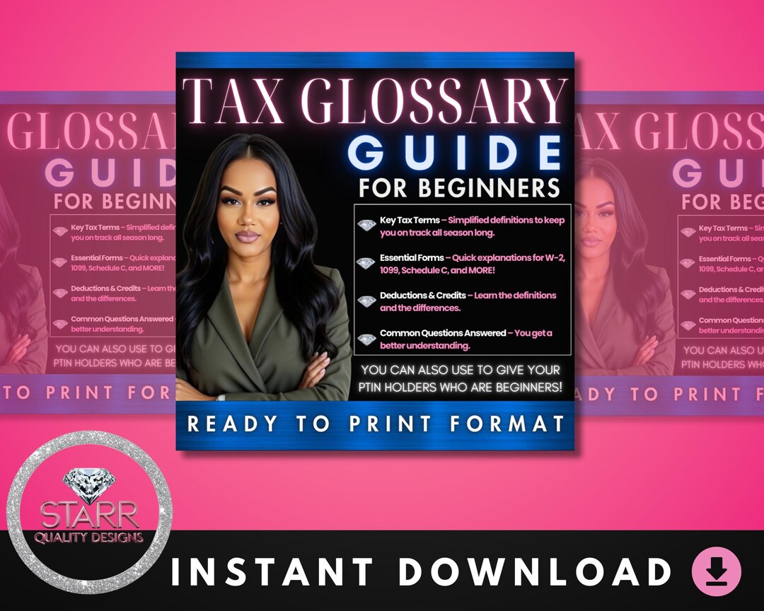 Tax Glossary: BEGINNER Guide. You Can Also Give to Your PTIN Holders ...