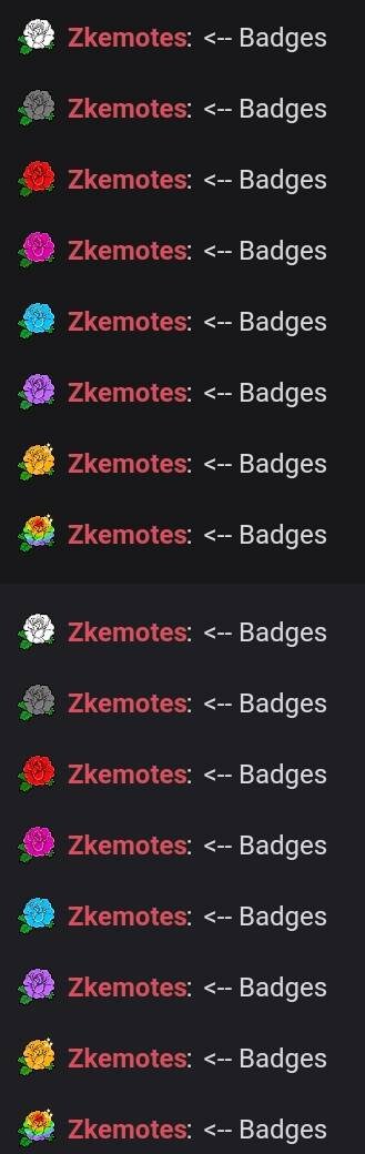 Rose Twitch Sub Badges, Streamer Badges (digital Download) - Etsy