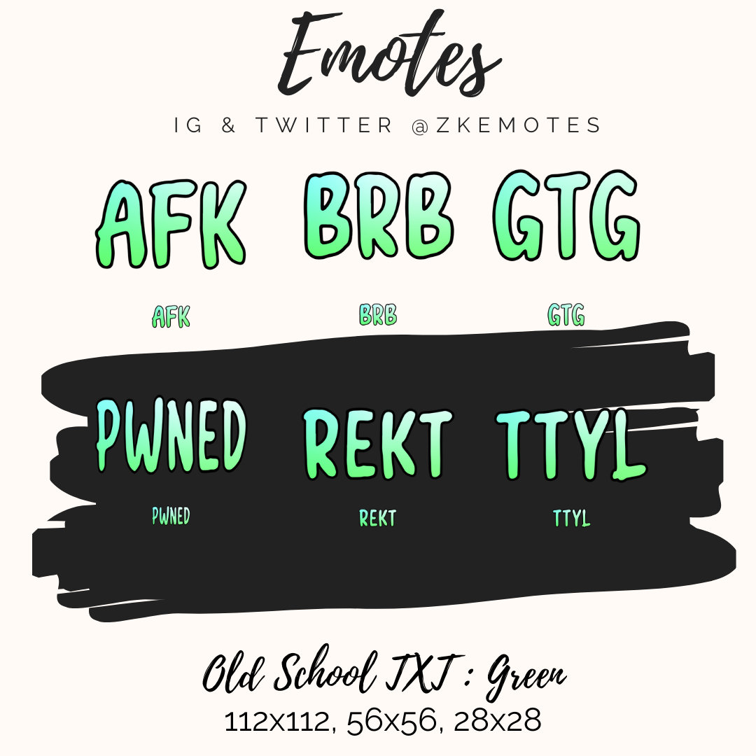 Drawing & Illustration Text Emoji Cute Text Emotes Discord Emoji 15x ...