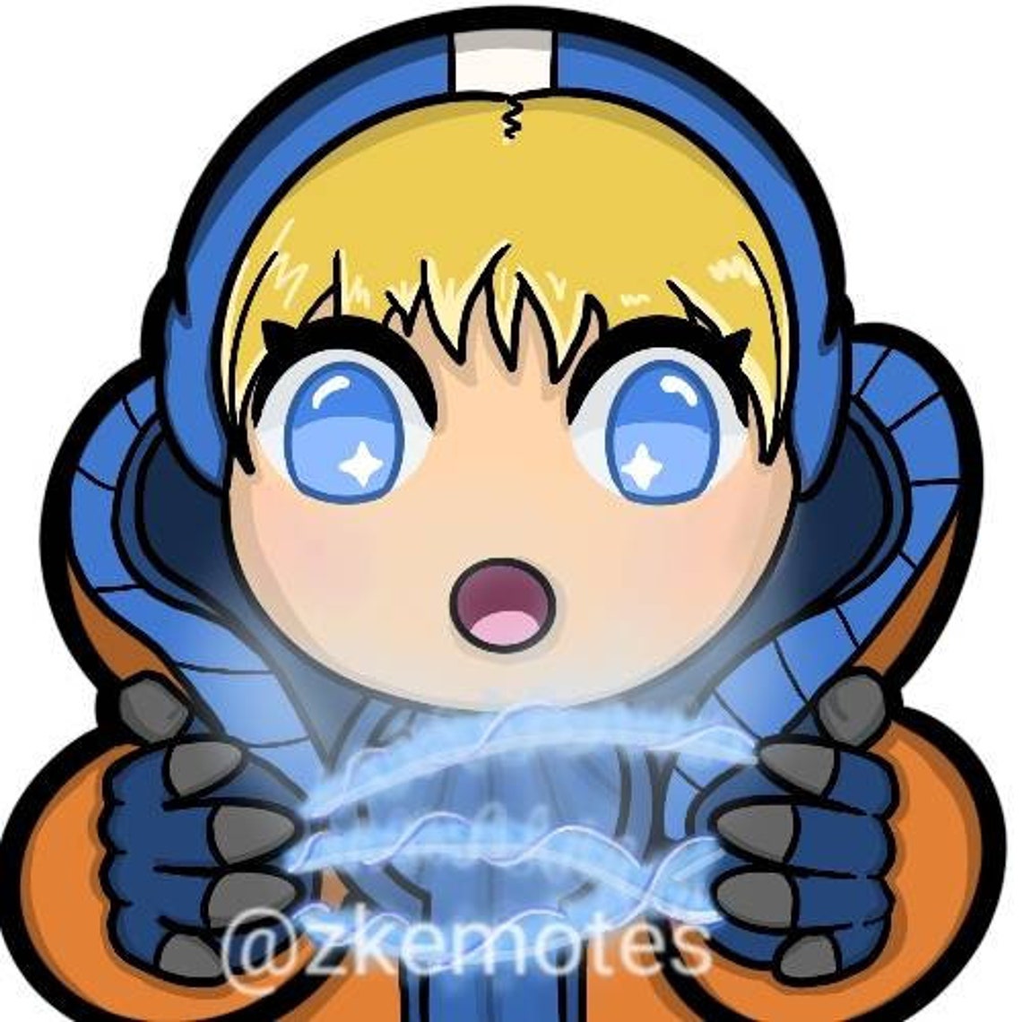 Wattson Apex Legends Emote Apex Legends Emote Cute Wattson | Etsy