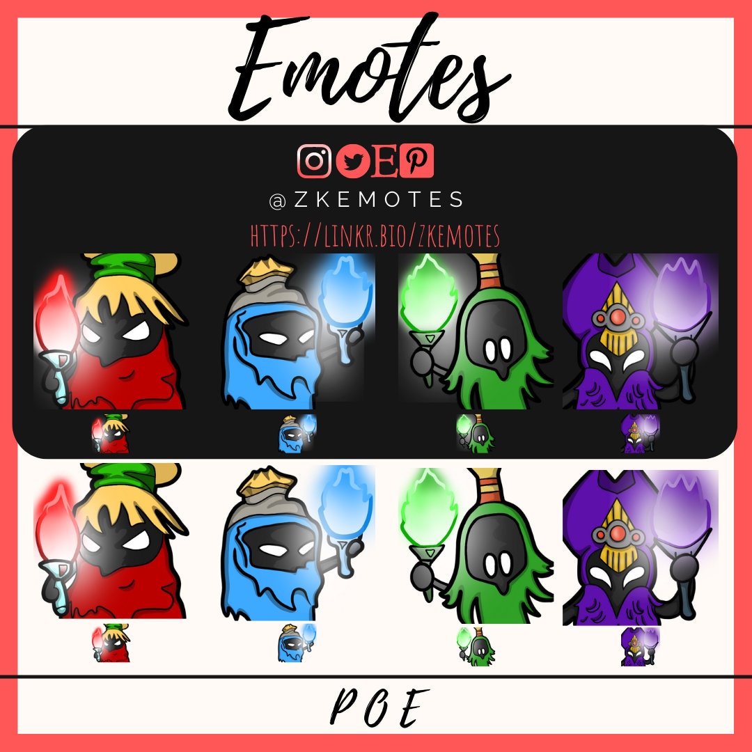 Loz Emotes, Legend of Zelda Emotes, Poe Emotes, Ghost Emotes, Twitch ...