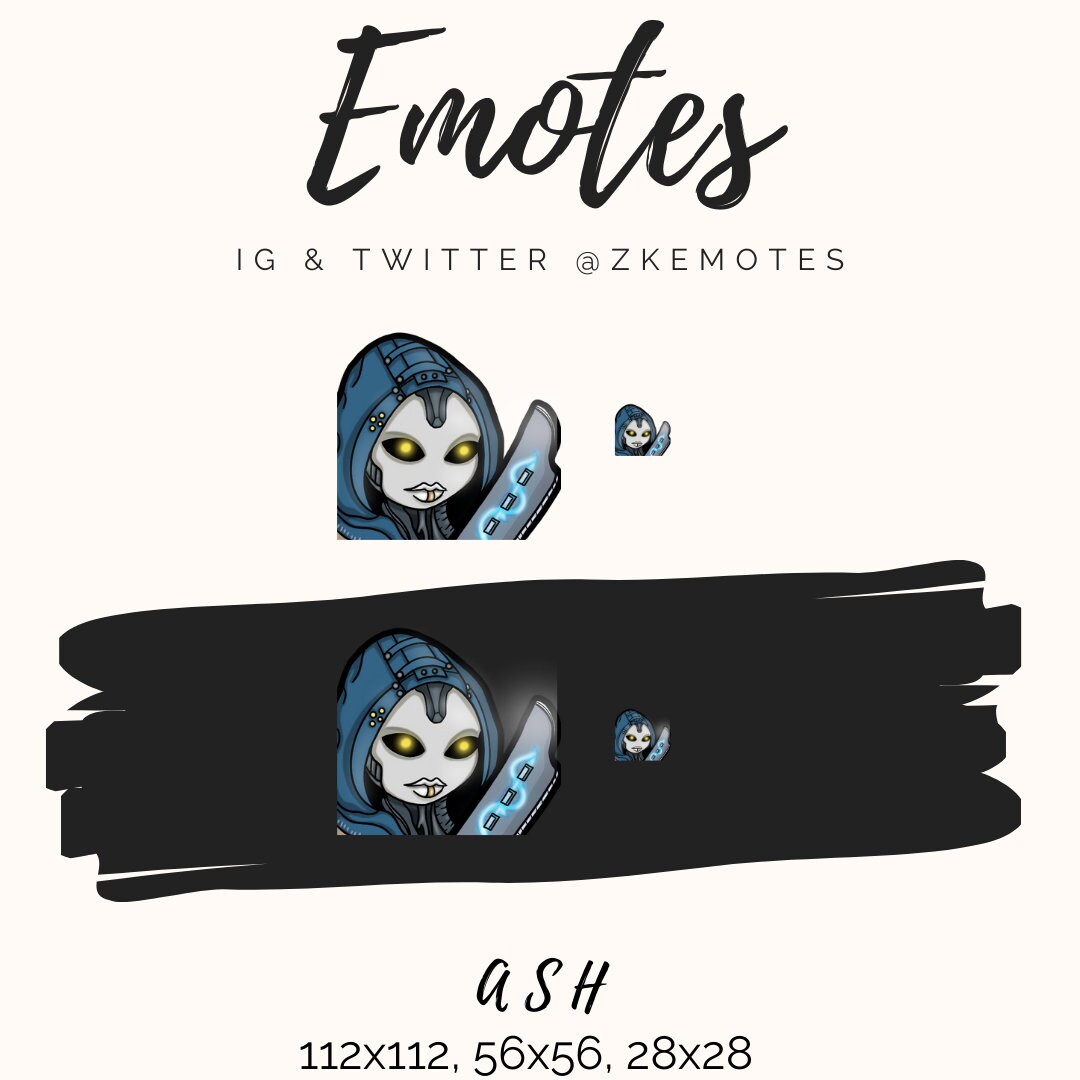 Apex Legends Ash Emote, Ash Emote, Twitch Emote, Streamer Emote ...