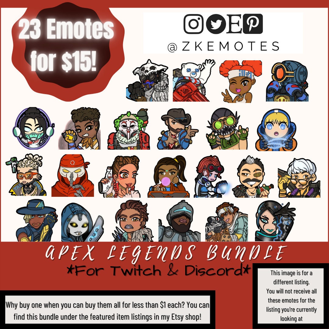 Apex Legends Revenant Emote, Twitch Streamer Discord Emote (digital ...