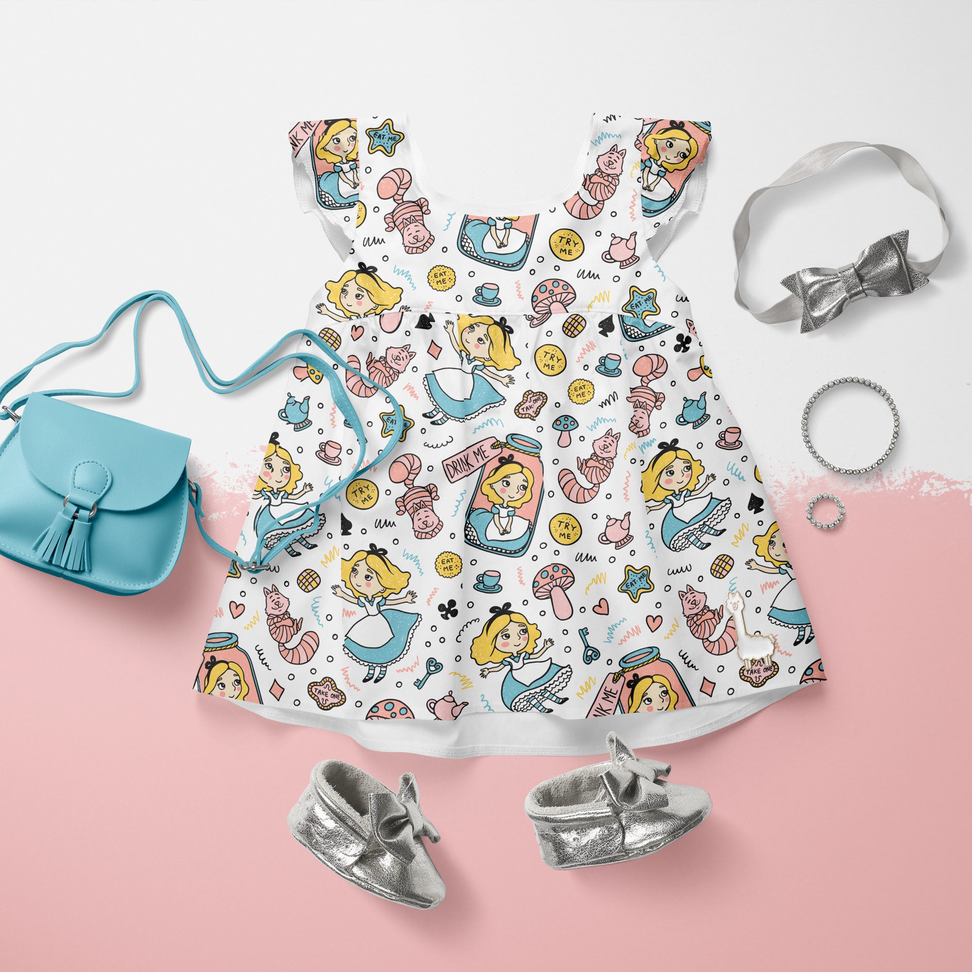 Alice in Wonderland Seamless File, Exclusive Digital Repeating Pattern ...