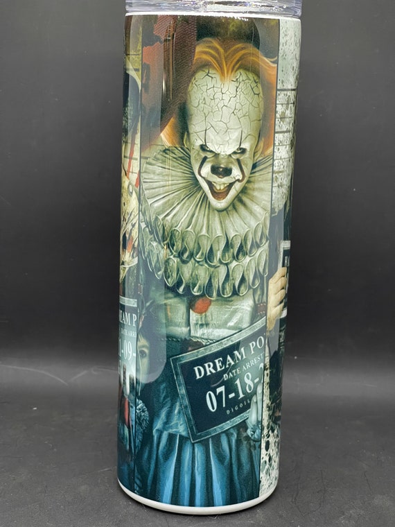 Horror Movie Characters Glow in the Dark Tumbler Cup Scary - Etsy