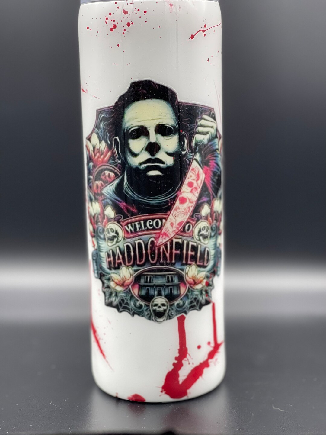 Halloween Michael Myers Glow in the Dark Horror Movie Blood Splatter ...