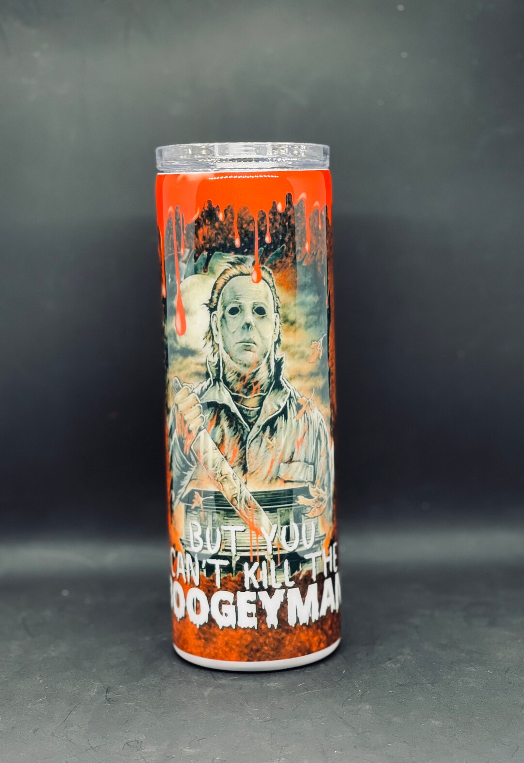 Halloween Horror Movie Boogeyman Scary Glow in the Dark Tumbler Cup ...