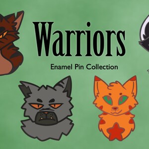 Warrior Cats Warriors Hard Enamel Pins - Etsy