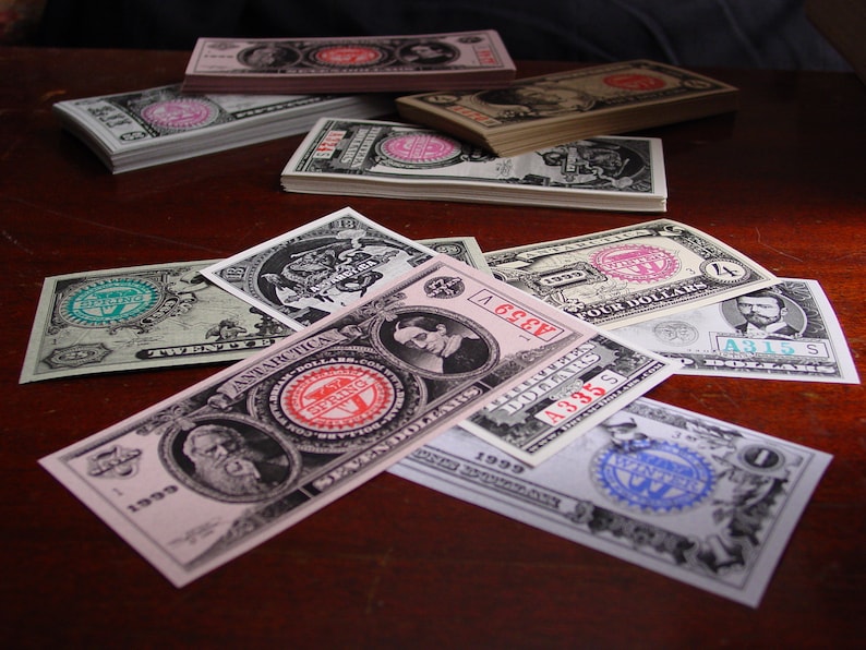 Fantasy Currency - Antarctica Dream-dollars Mystery Bag - Currency Art ...