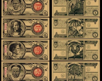 Fantasy Currency Antarctica Dream-dollars 365 Dollar Mint | Etsy