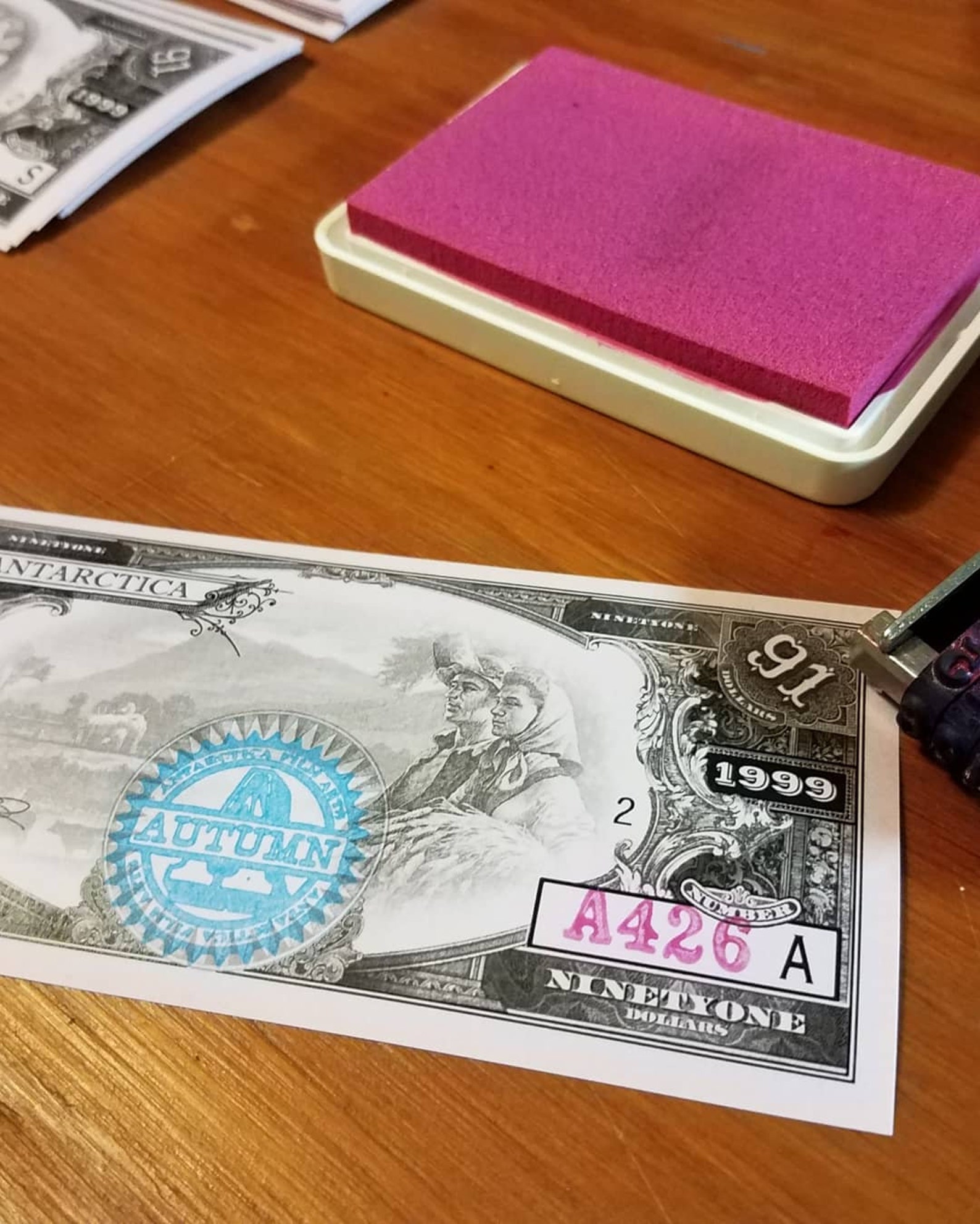 Fantasy Currency - Antarctica Dream-dollars 4 Dollar Mint Set ...