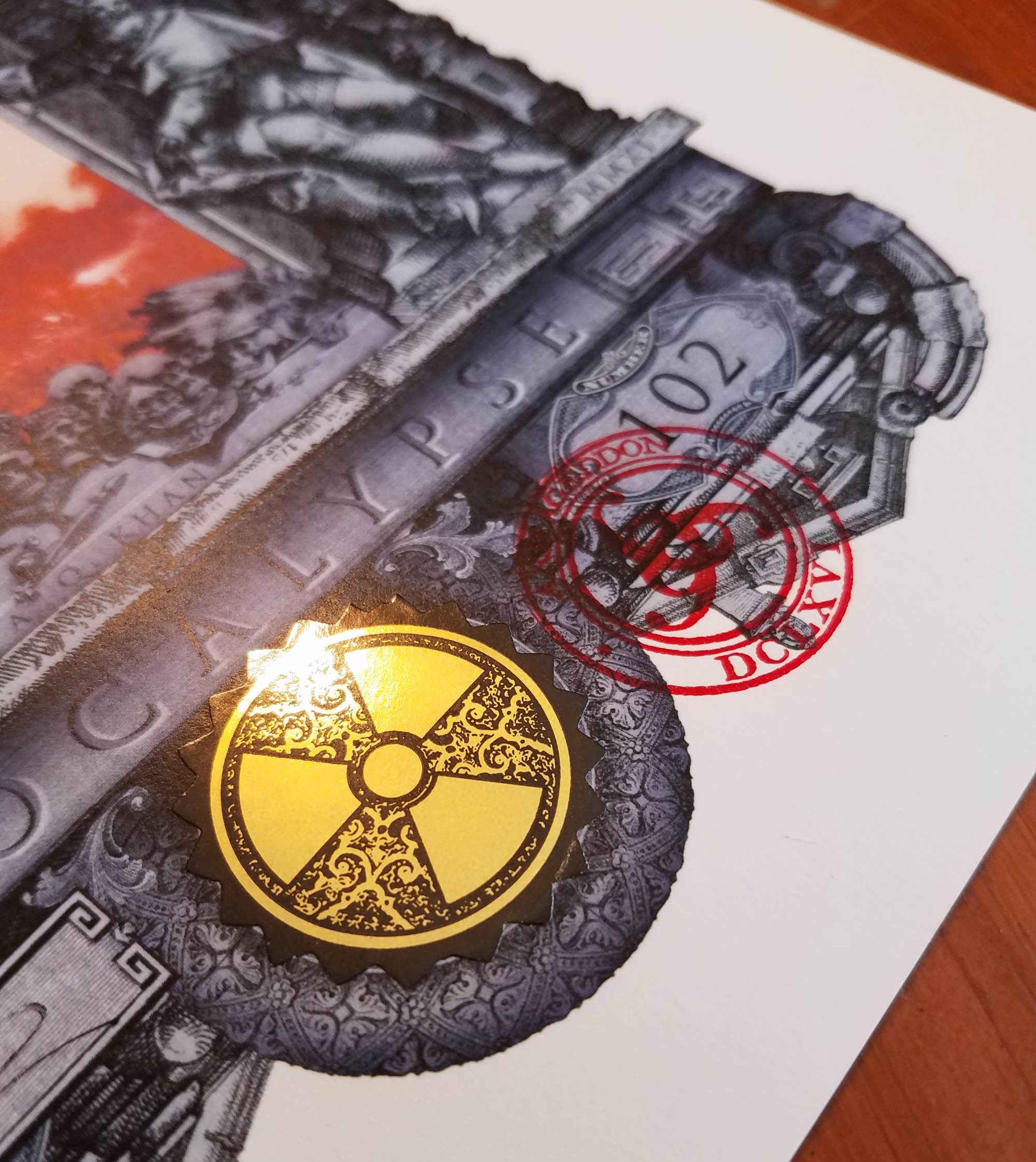 Currency Art Apocalypse Certificate Political Art, Money Art, Stock ...