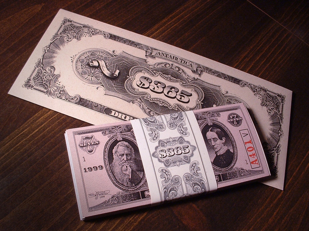 Fantasy Currency - Antarctica Dream-dollars Mystery Bag - Currency Art ...