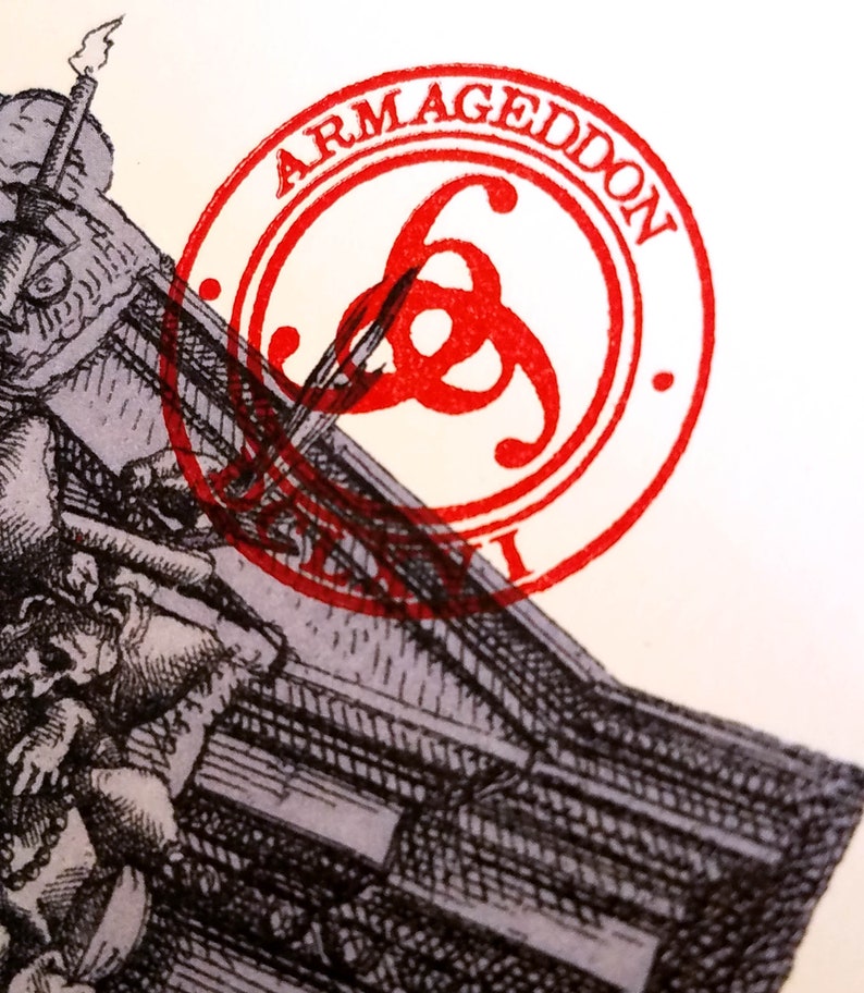 Currency Art - Apocalypse Certificate - Political Art, Money Art, Stock ...