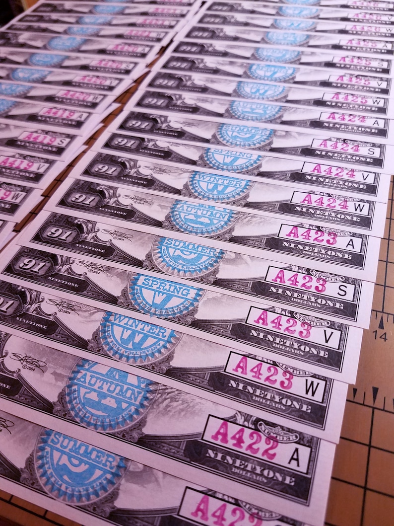 Fantasy Currency - Antarctica Dream-dollars 365 Dollar Mint Set ...