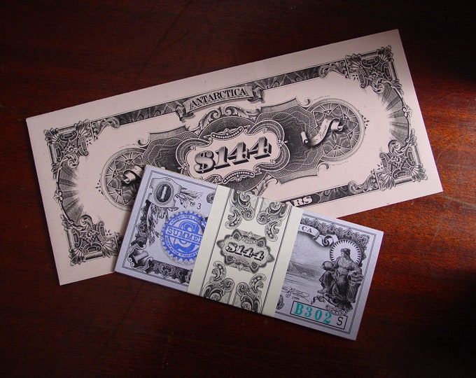 Fantasy Currency - Antarctica Dream-dollars Mystery Bag - Currency Art ...