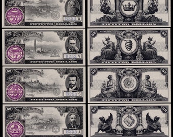 Fantasy Currency Antarctica Dream-dollars 4 Dollar Mint Set - Etsy
