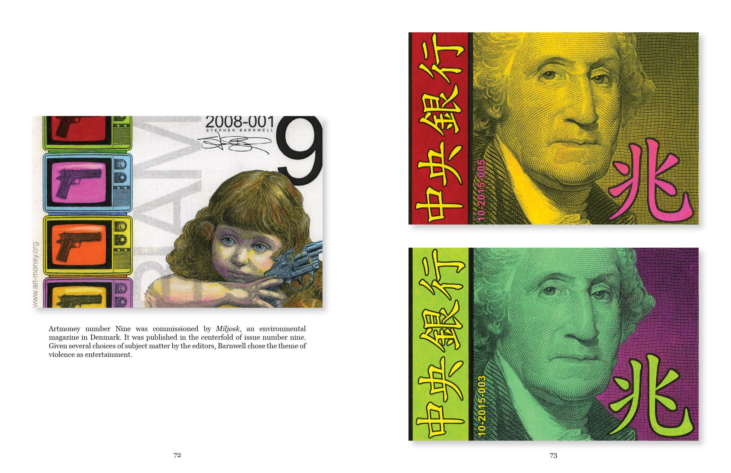 Moneyart, the Currency Art of Stephen Barnwell Dream-dollars, JSG Boggs ...