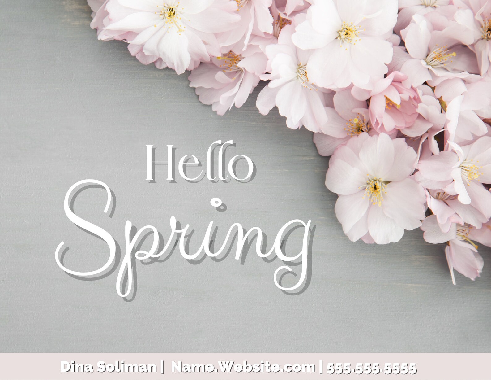 Spring Post Card, Real Estate Post Card TEMPLATE, Modern Real Estate ...
