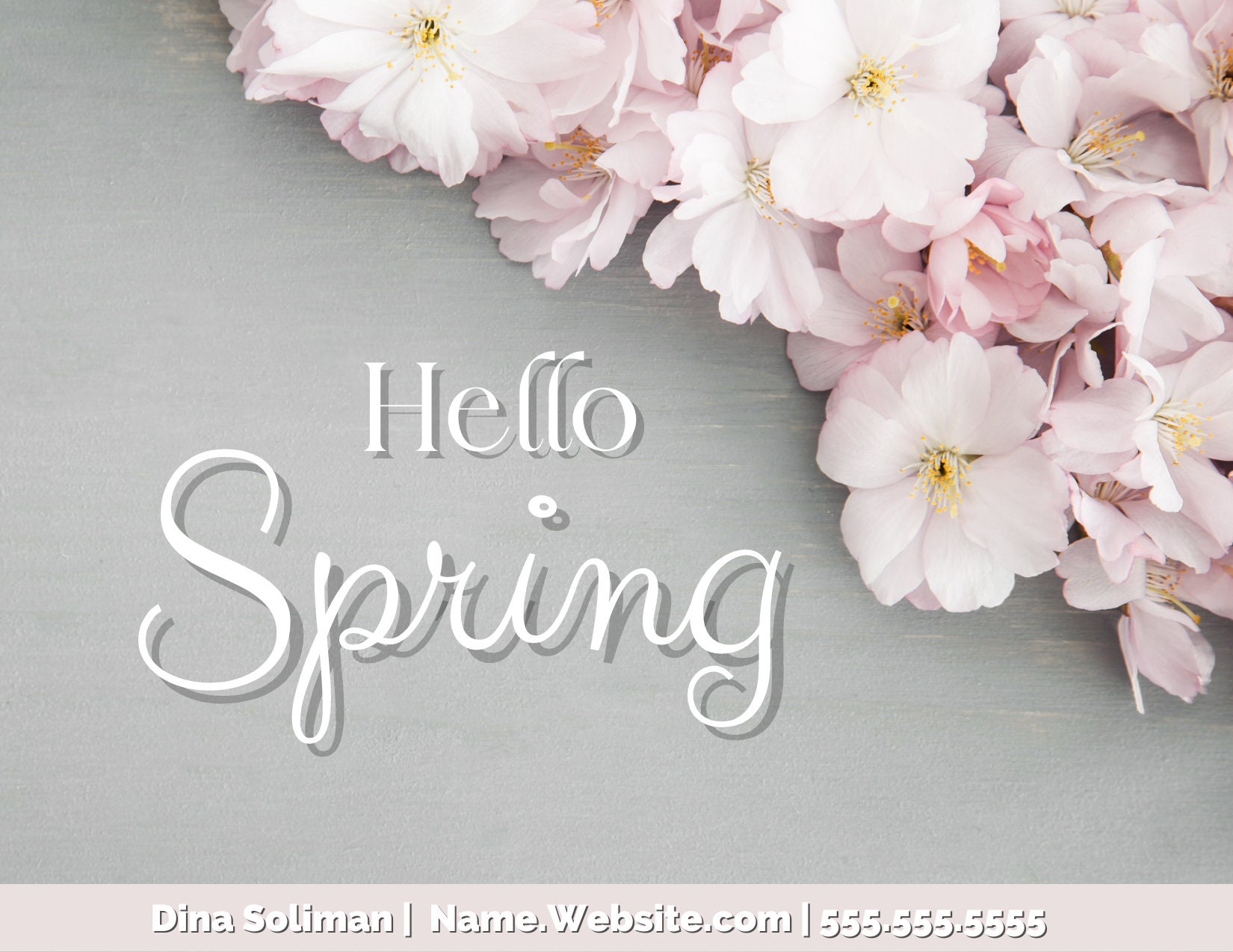 Spring Post Card, Real Estate Post Card TEMPLATE, Modern Real Estate ...