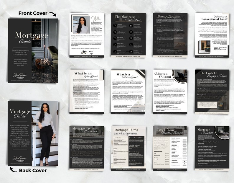 Mortgage Guide Packet, MLO Marketing TEMPLATE, Modern Loan Officer ...