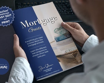 Mortgage Guide Packet, MLO Marketing TEMPLATE, Modern Loan Officer ...