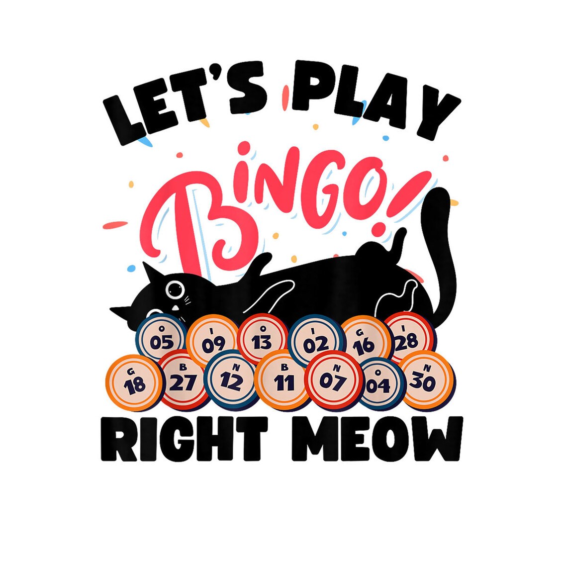 Play Bingo & Cat - Bingo Player Gambling - Bingo Digital PNG - Etsy