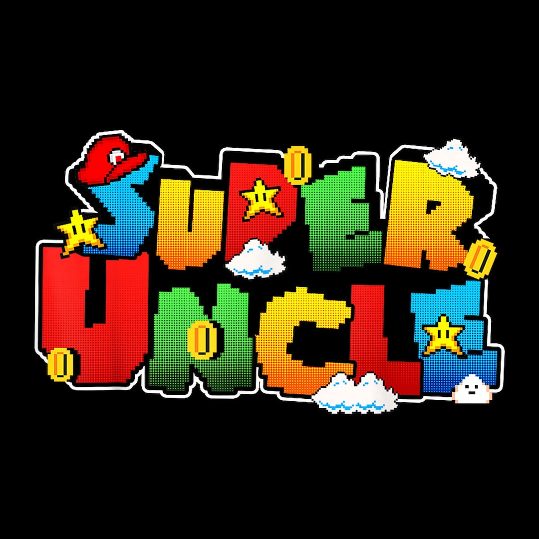 Gamer Super Uncle Funny Father Day Gifts for Uncle Digital PNG - Etsy