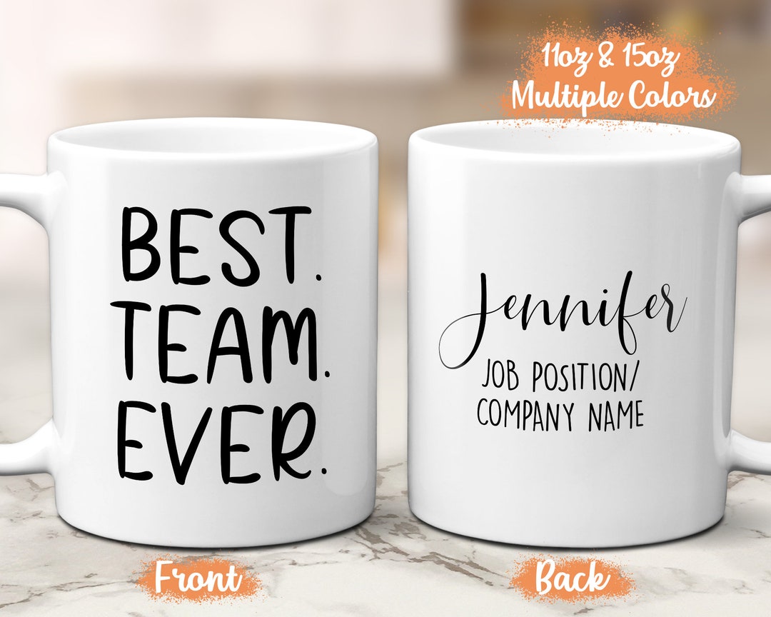 Best Team Ever Mug, Employee Appreciation Gifts, Thank You Gift for ...