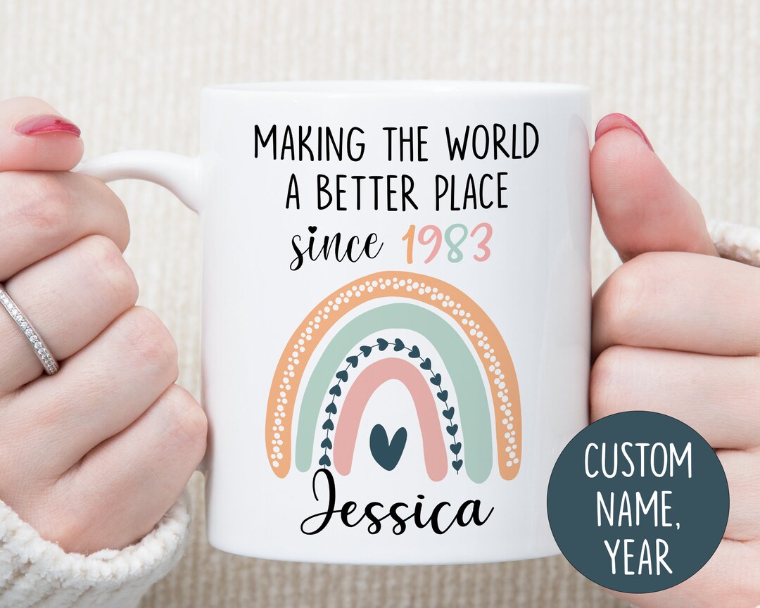 40th Birthday Gift, Personalized 40th Birthday Mug, Funny 40th Birthday ...