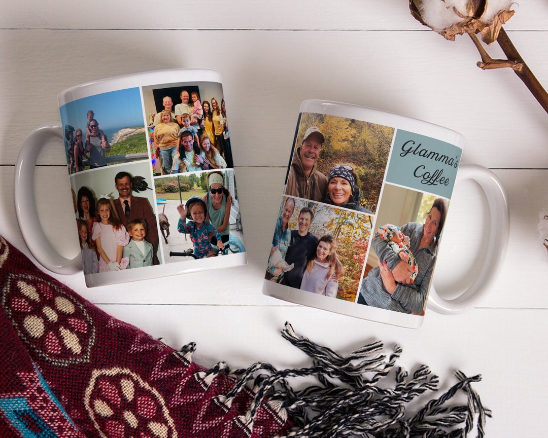 Custom Photo Collage Mug, Personalized Picture Mugs, Coffee Mug Gift ...