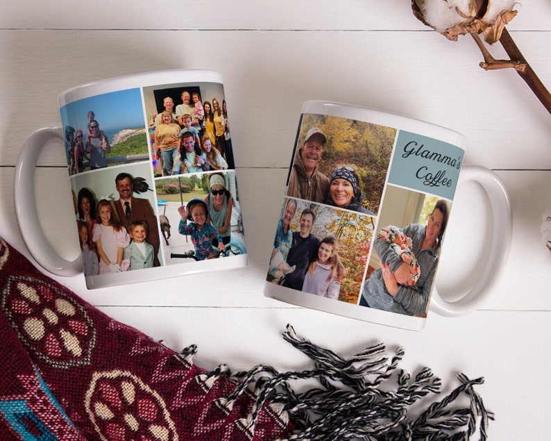 Custom Photo Collage Mug, Personalized Picture Mugs, Coffee Mug Gift ...