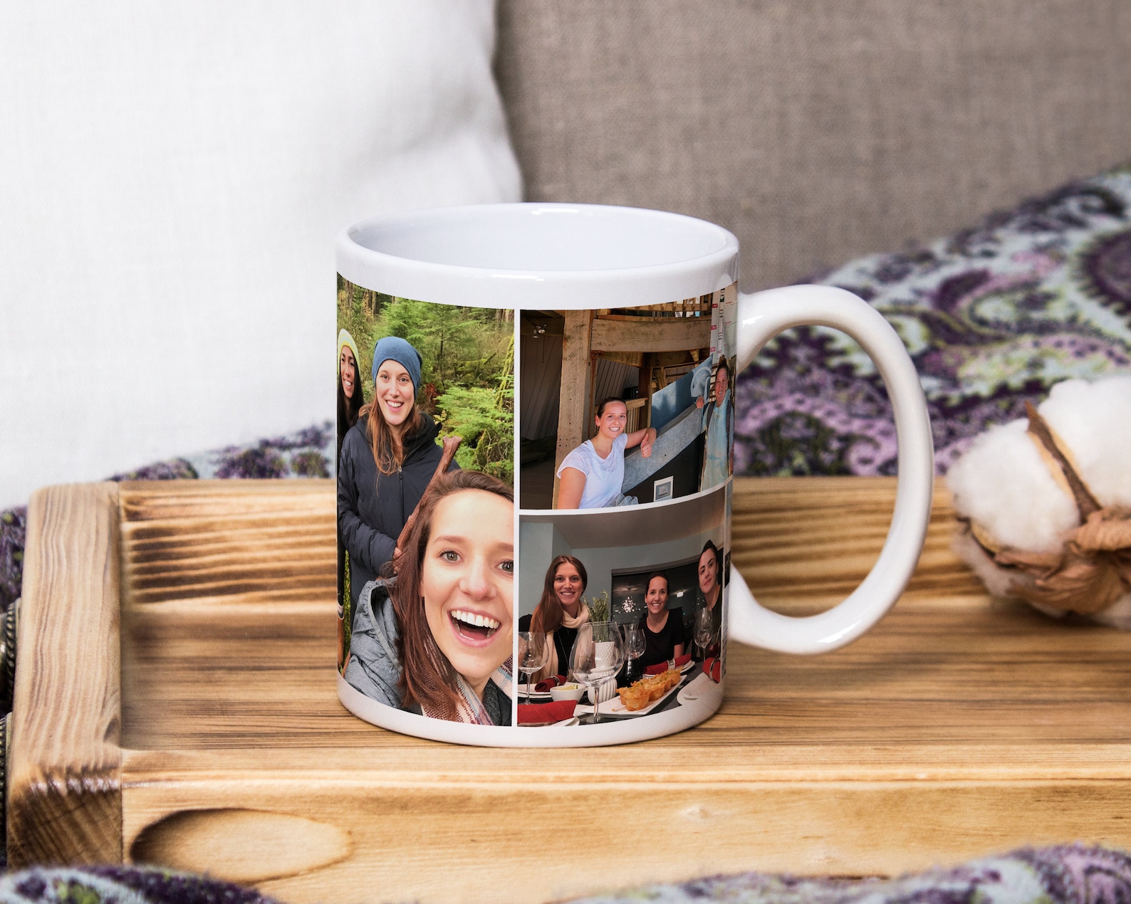Custom Photo Collage Mug, Personalized Picture Mugs, Coffee Mug Gift ...