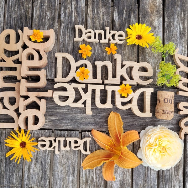 Dankeschön schriftzug - Etsy.de